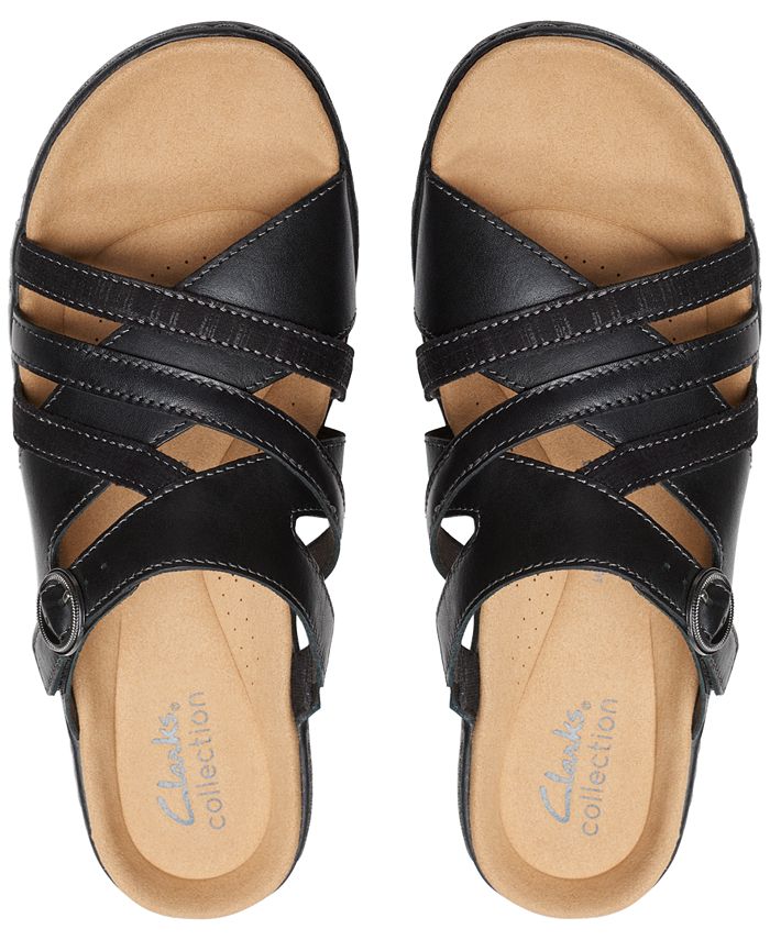 Clarks Merliah Holly Strappy Wedge Heel Platform Sandals - Macy's
