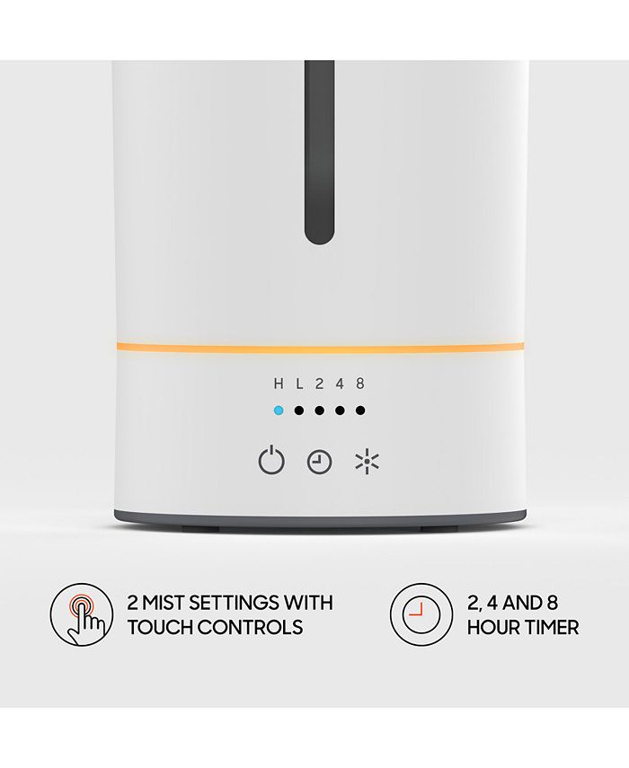 Sharper Image Mist 8 Ultrasonic Lighted Touch-Control Humidifier - Macy's