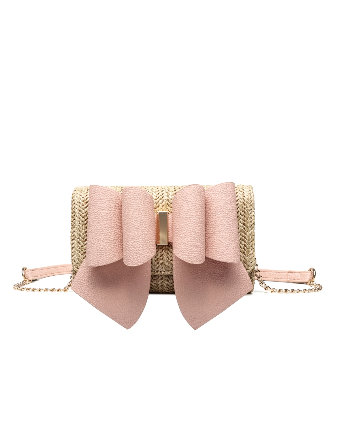 Click here for Like Dreams Bonnie Straw Wallet Crossbody - Blush prices