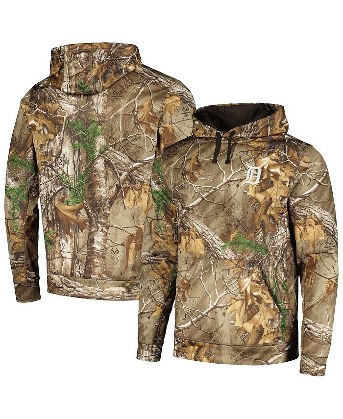 Dunbrooke Men's Camo Detroit Tigers Champion Realtree Pullover Hoodie ...
