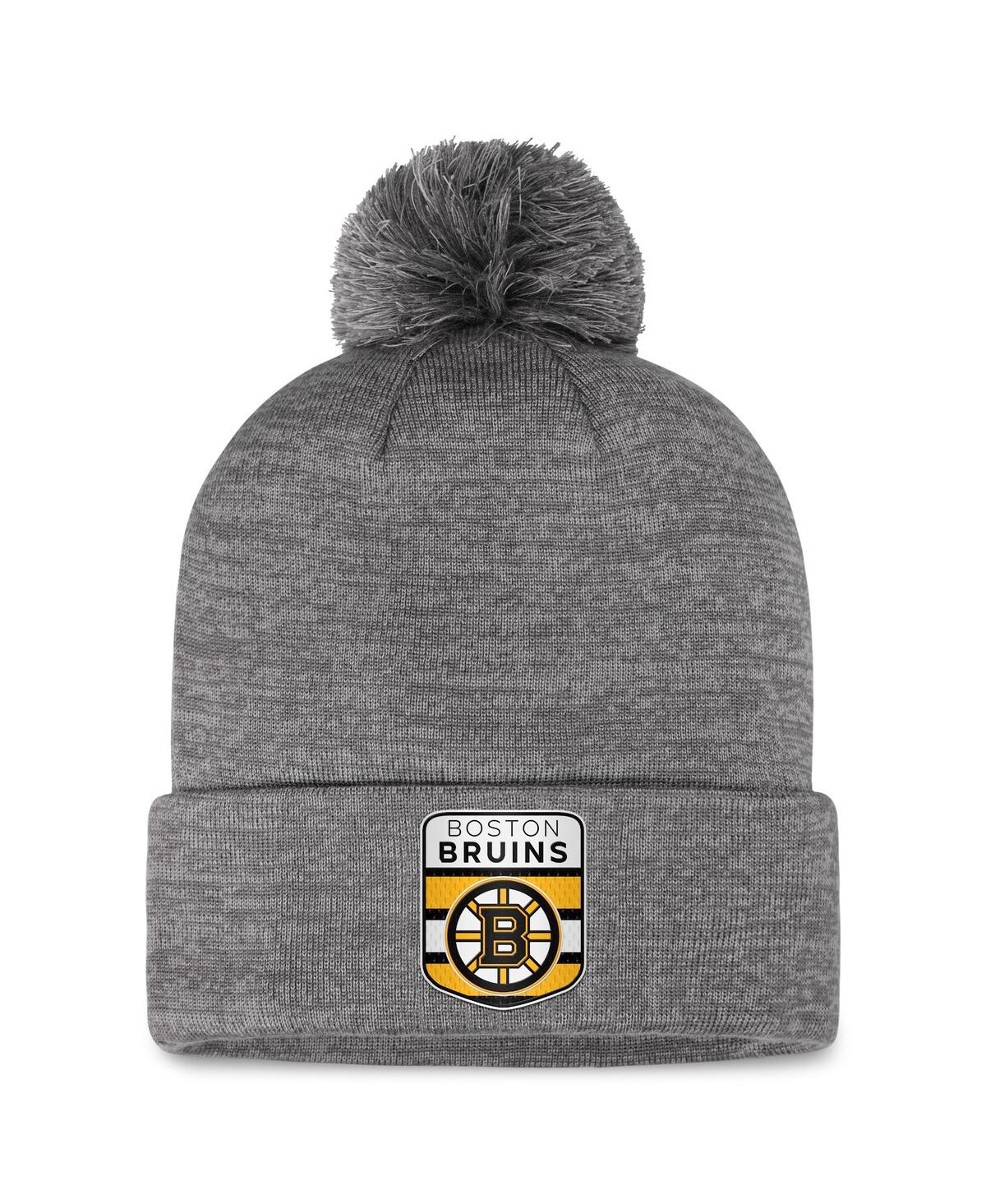 Click here for Mens Fanatics Gray Boston Bruins Authentic Pro Hom... prices