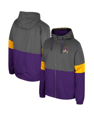 Men's Colosseum Charcoal ECU Pirates Miles Full-Zip Jacket - Macy's