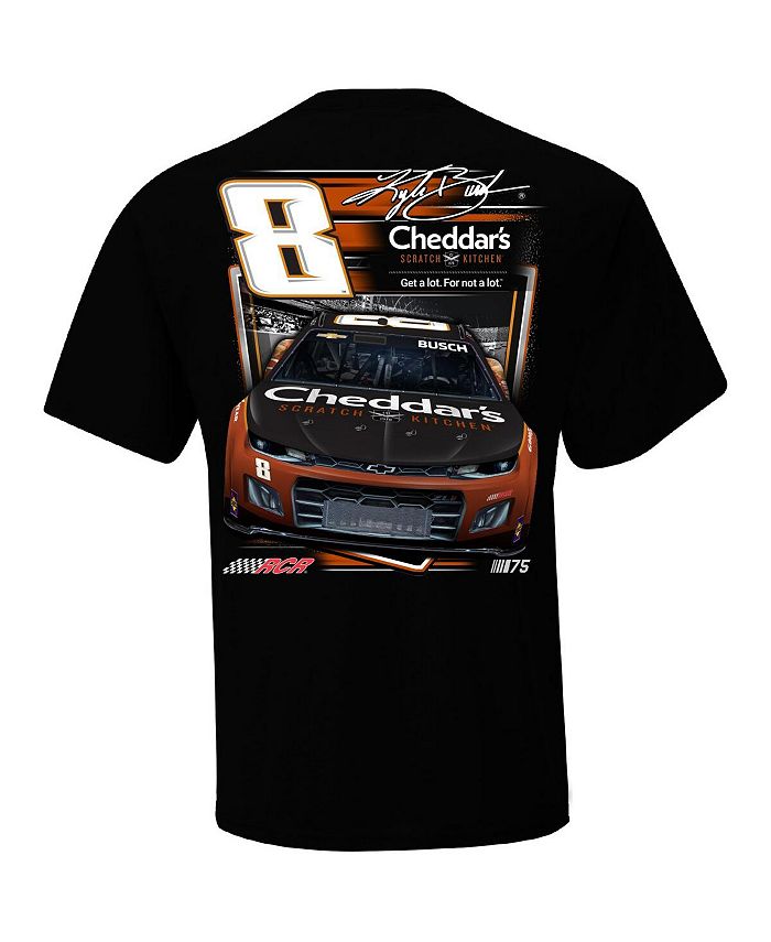 Richard Childress Racing Team Collection Men's Black Kyle Busch Cheddar ...
