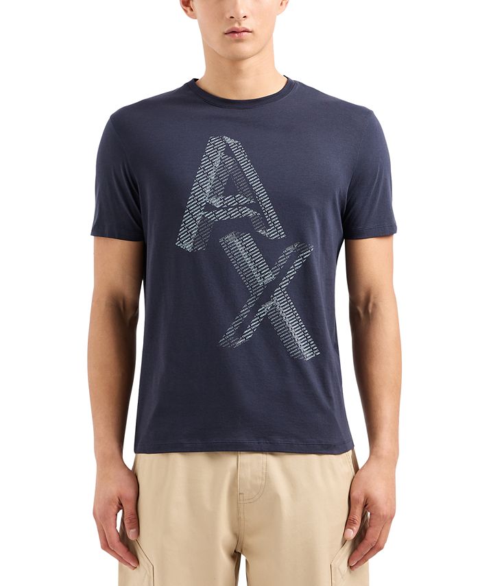 A|X Armani Exchange Men's Regular-Fit AX Logo T-Shirt - Macy's