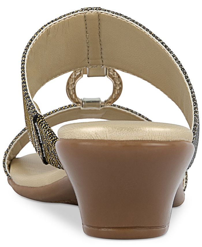 Jones New York Women's Eanna Ornamented Double Band Dress Sandals - Macy's