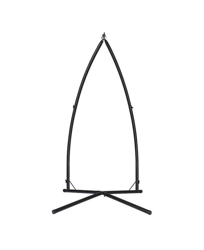 Blue Wave Boho Breeze Swinging Bungalow Chair Frame, Black - Macy's