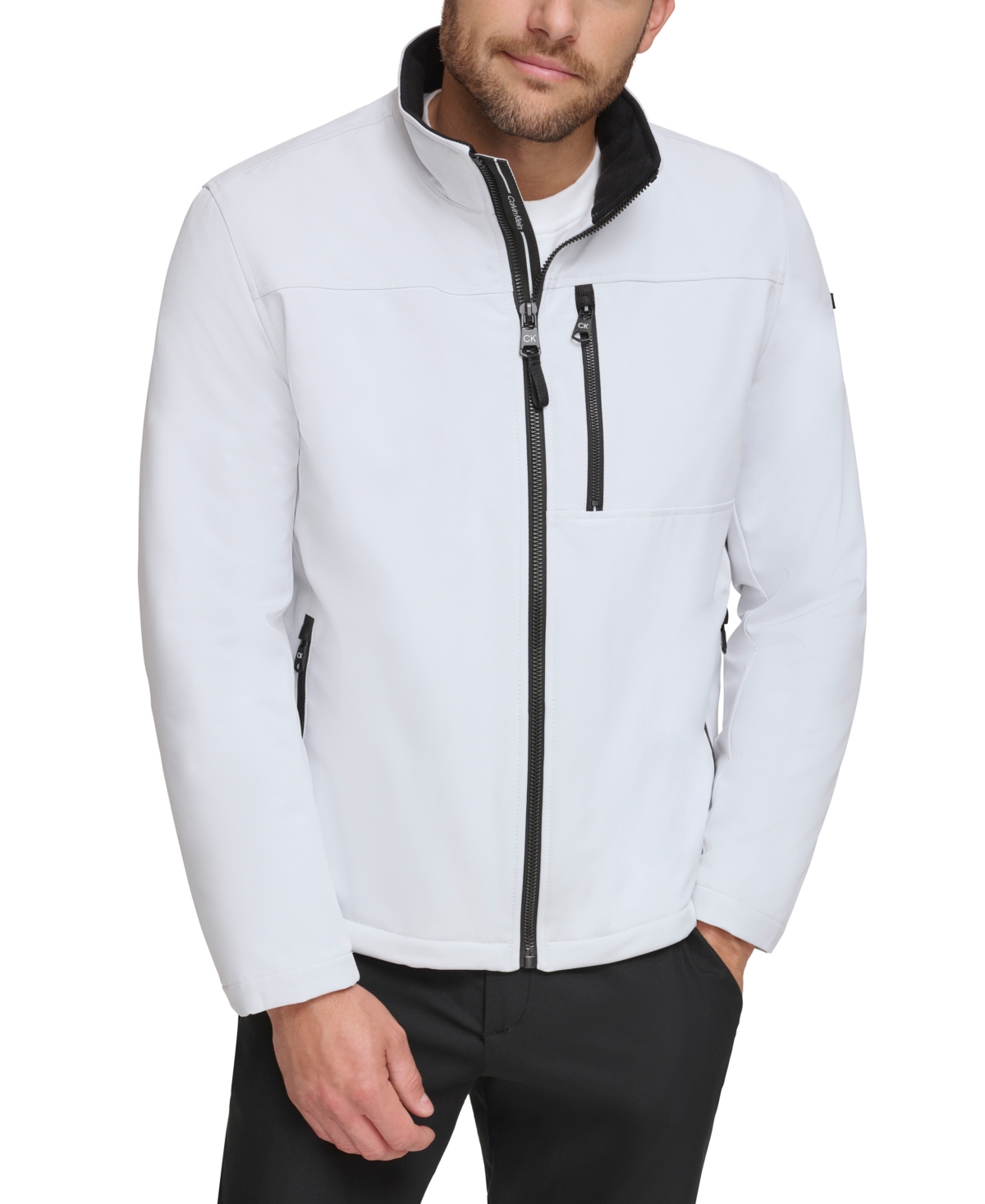 Click here for Calvin Klein Mens Sherpa Lined Classic Soft Shell... prices