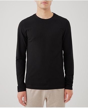 Pact Organic Cotton Cool Stretch Long Sleeve Crew Undershirt 3-Pack ...