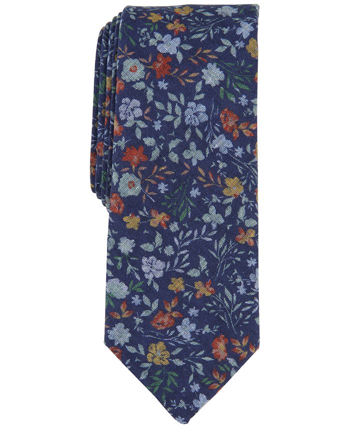 Bar III Men's Atkinson Floral Tie, Created for Macy's - Macy's