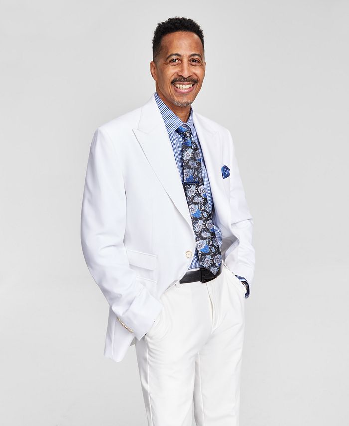 Tayion Collection Men's Classic-Fit Solid Sport Coat - Macy's