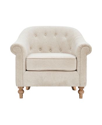 Martha Stewart Collection Martha Stewart Fayette 35" Tufted Fabric ...
