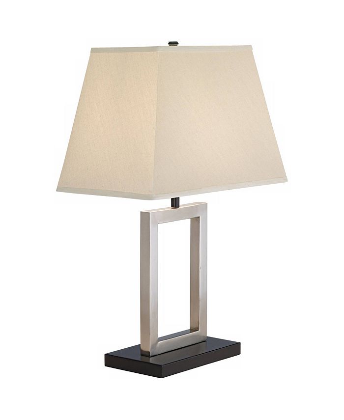 360 Lighting Modern Accent Table Lamp 22 3/4" High Brushed Nickel Open ...