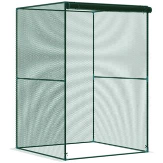 Outsunny 4' x 4' Walk-in Crop Cage, Plant Protectors with Door, - Macy's