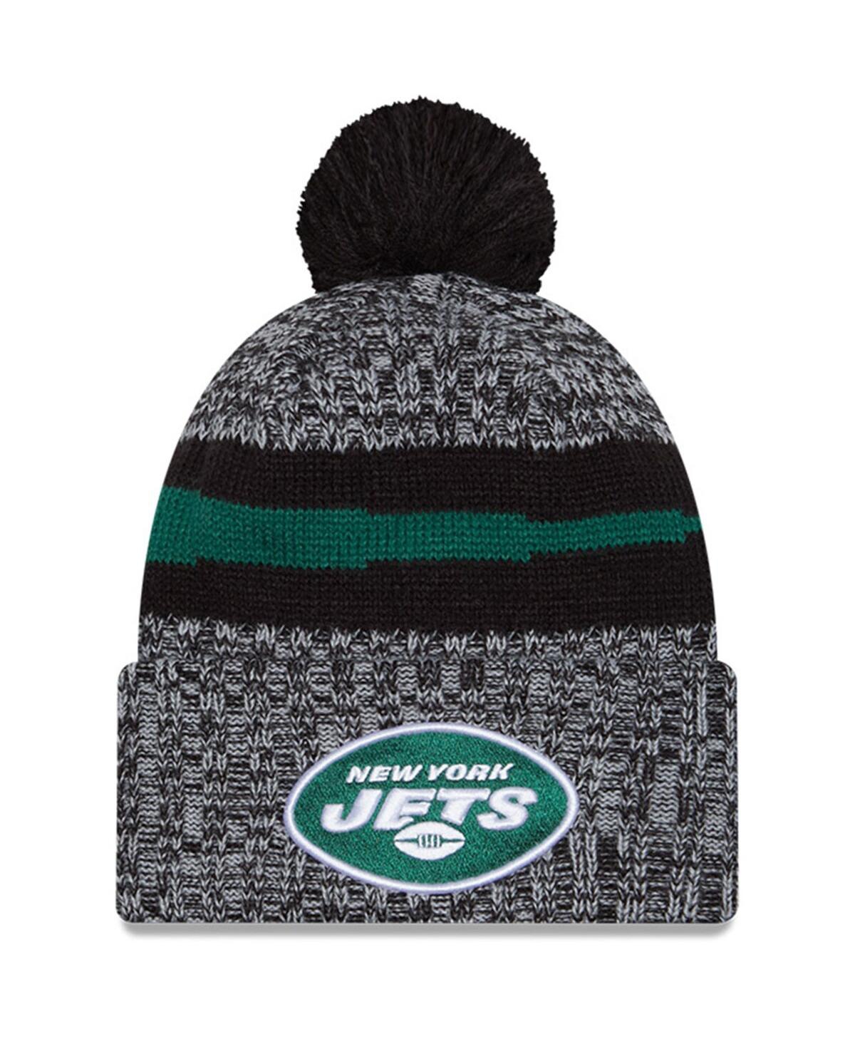 Click here for Mens New Era Black New York Jets 2023 Sideline Cuf... prices