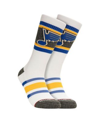 Men's Mitchell & Ness St. Louis Blues Cross Bar Crew Socks - Macy's