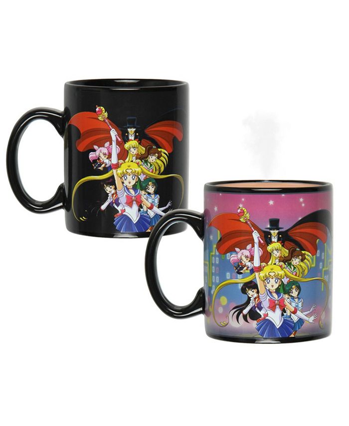Sailor Moon Anime Manga Heat Reactive Color Changing Tea Coffee Mug Cup ...