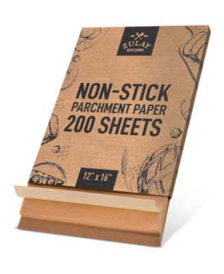200 Pcs Parchment Paper Sheets - 12x16 Inches Unbleached Non-Stick ...
