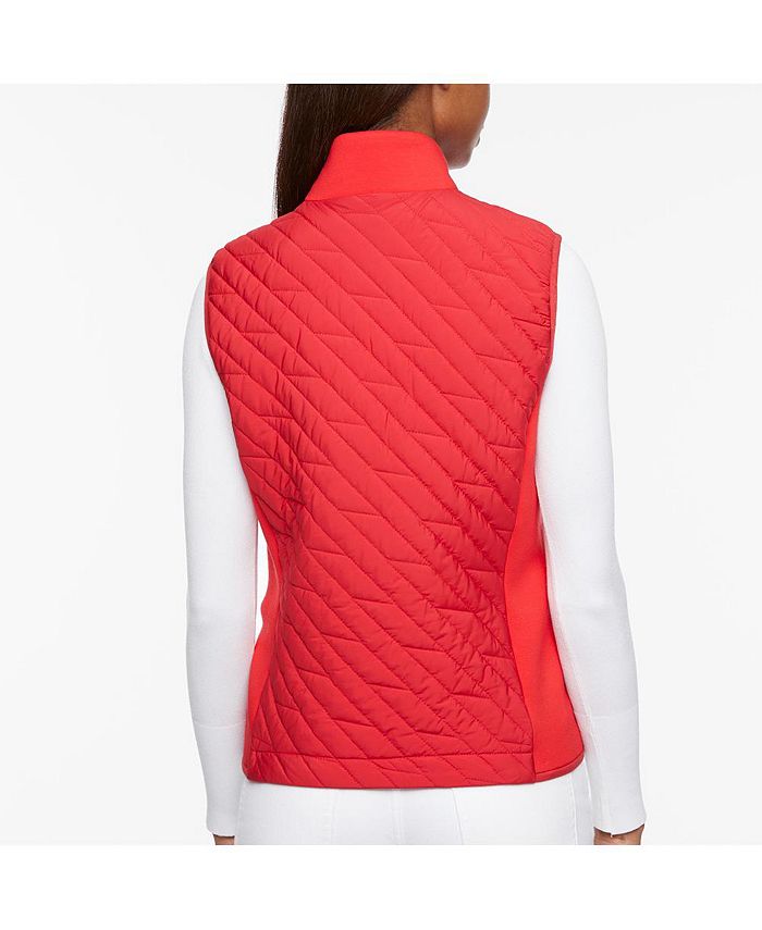 Bernardo Diagonal Quilted Vest - Macy's