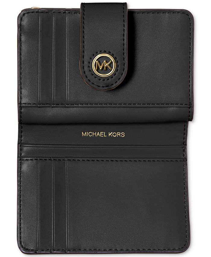 Michael Kors Charm Small Tab Compact Pocket Wallet - Macy's