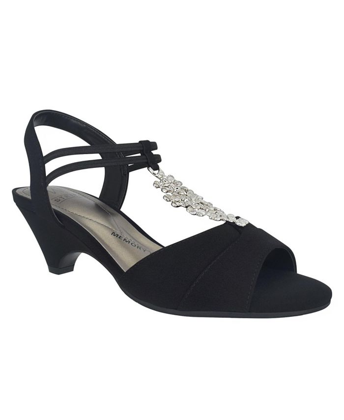 Impo Women's Edisha Ornamented Stretch Dress Sandals - Macy's