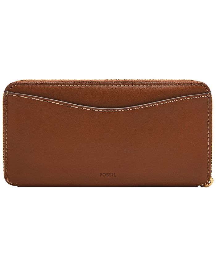 Fossil Lennox Zip Continental Wallet - Macy's