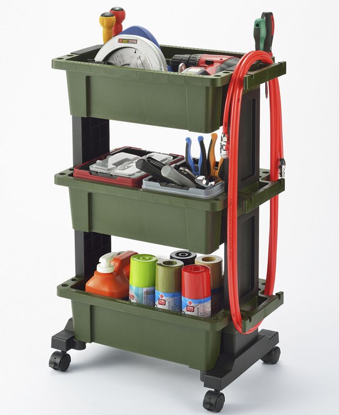 JEJ Astage Heavy-Duty Tool Trolley with Container Top - Macy's