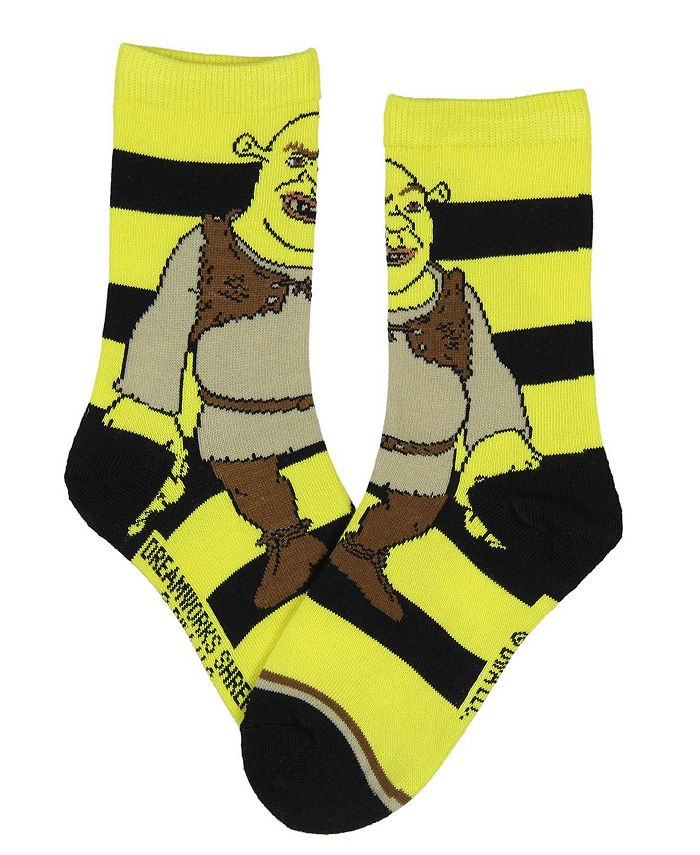 Shrek Socks Donkey And Shrek 2 Pairs Kids Athletic Crew Socks - Macy's