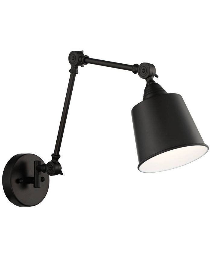 360 Lighting Mendes Modern Industrial Swing Arm Adjustable Wall Mounted ...