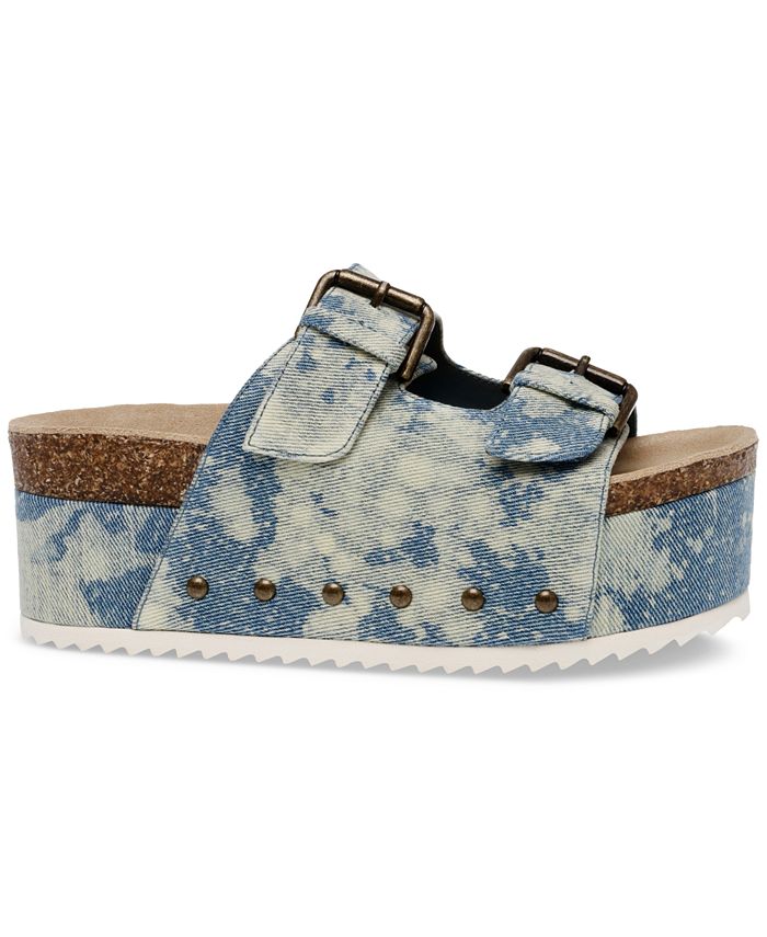 Steve Madden Women's Kali High Platform Footbed Sandals - Macy's