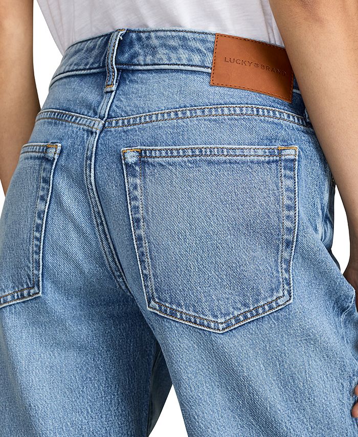 Lucky Brand Women's The Baggy Wide-Leg Jeans - Macy's