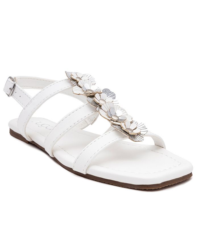 Sugar Little and Big Girls Bodega Flat Sandals - Macy's