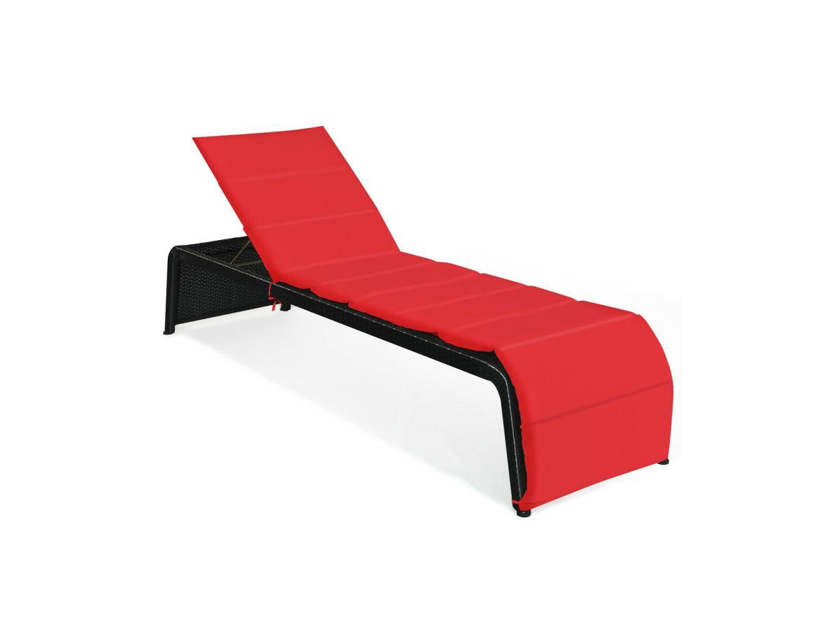Click here for Inolait Adjustable Patio Rattan Lounge Chair with... prices