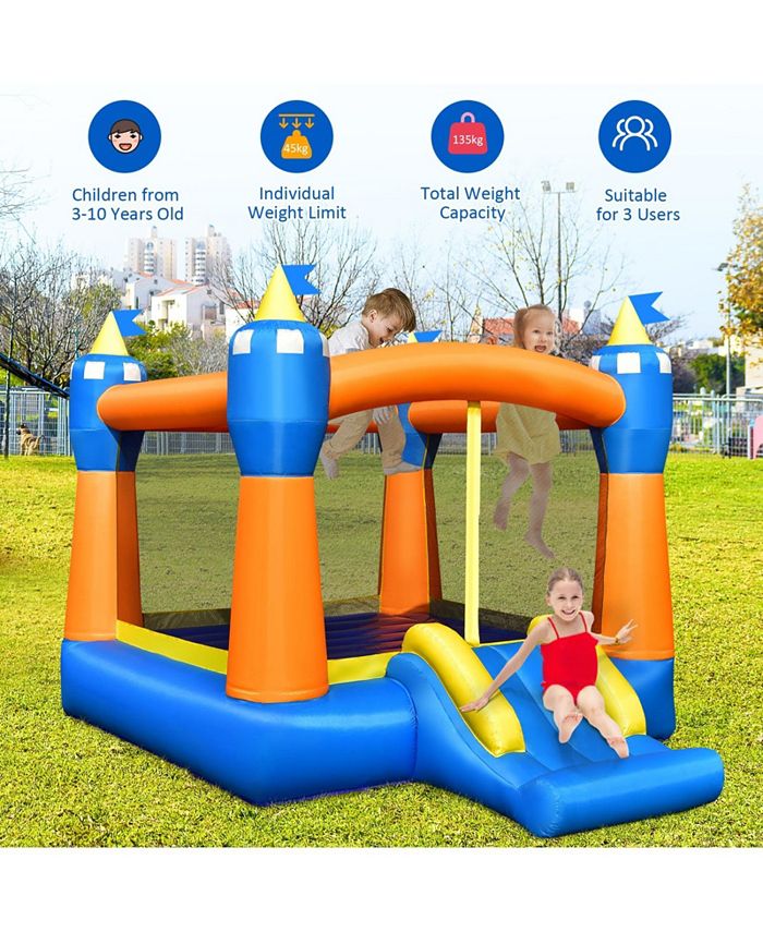 INOLAIT Kids Inflatable Bounce House Magic Castle with Large Jumping ...