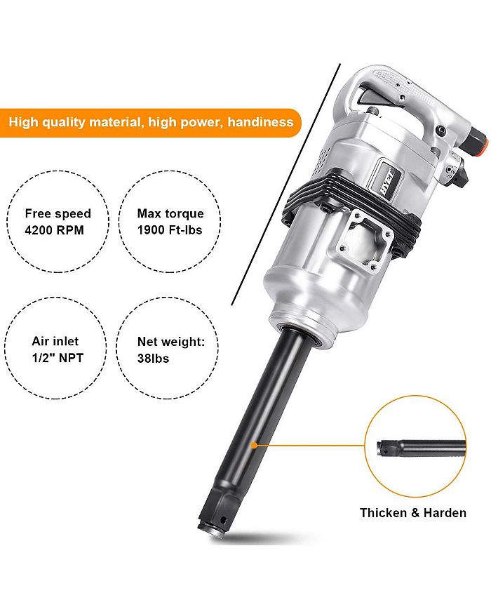SUGIFT Heavy Duty 1 Inch Air Impact Wrench Gun with Case - Macy's