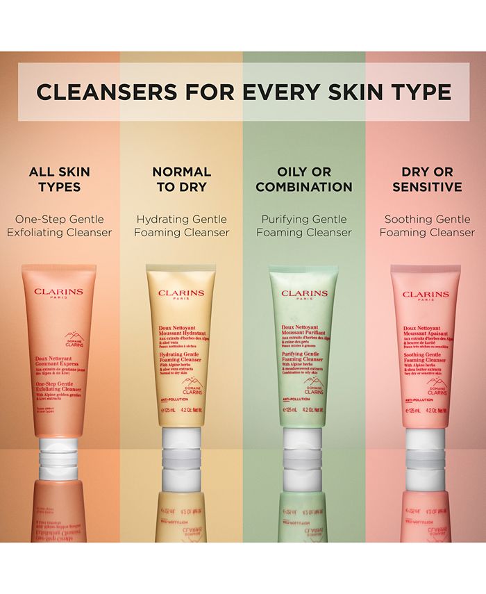 Clarins One-Step Gentle Exfoliating Cleanser, 3.9 Oz. - Macy's