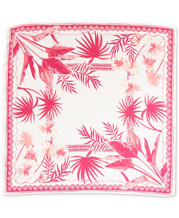 I.N.C. International Concepts Women's Tropical-Print Bandana Square ...