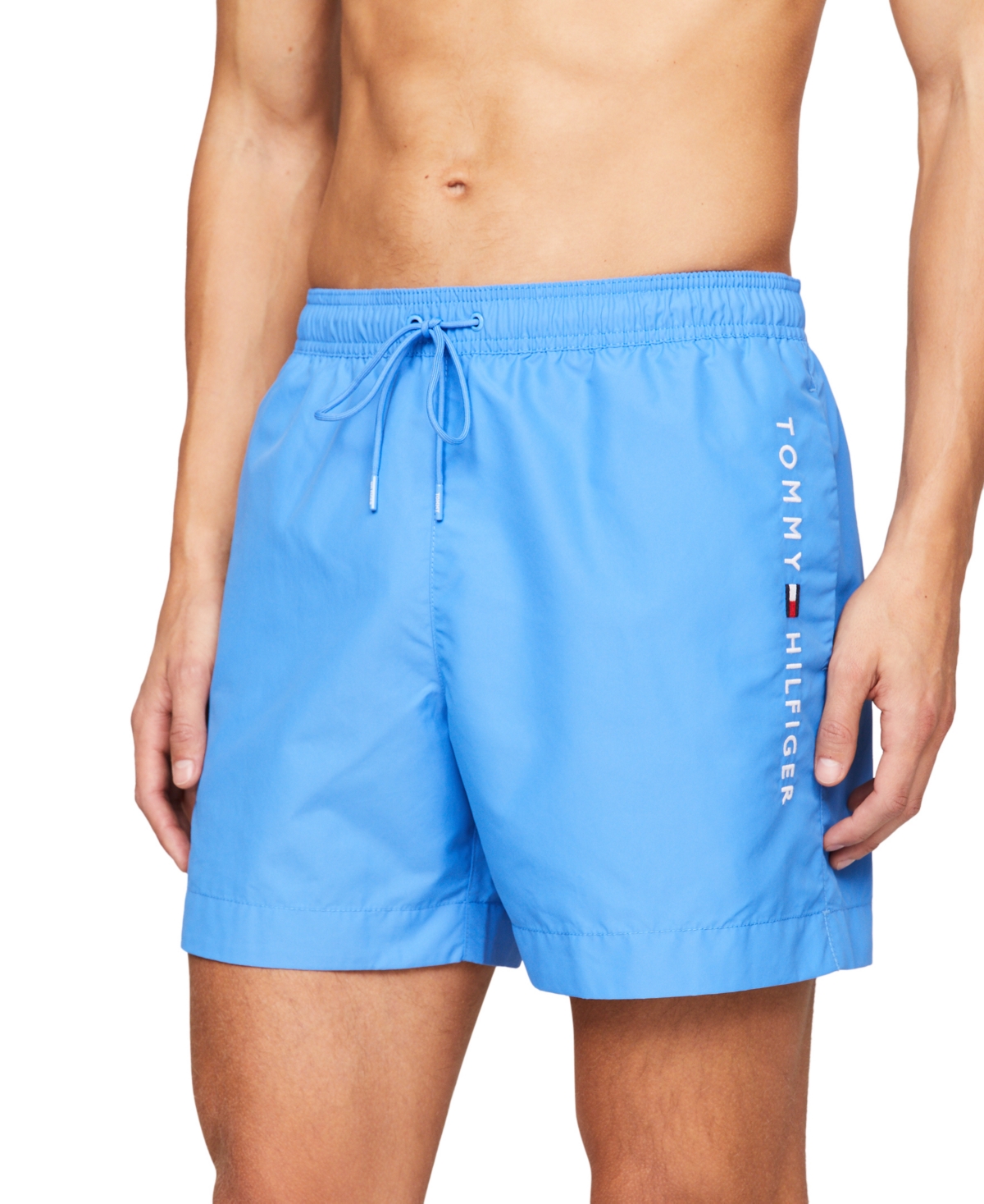 Click here for Tommy Hilfiger Mens Drawstring Logo 7 Swim Trunks... prices