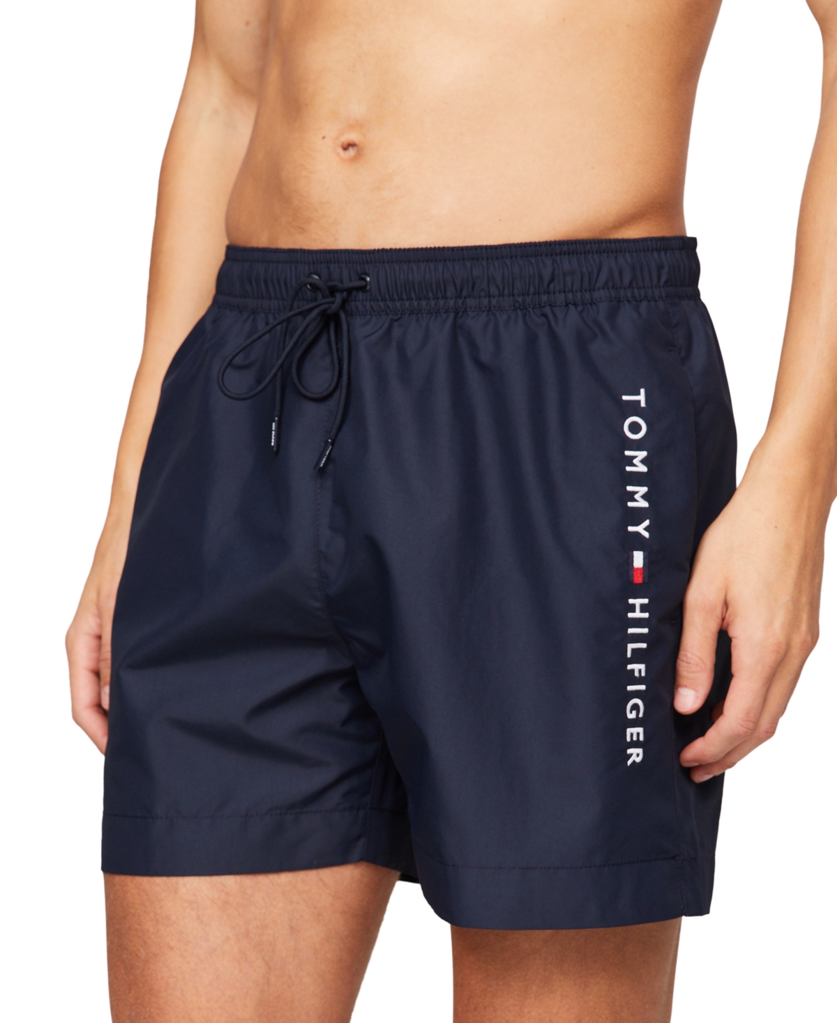 Click here for Tommy Hilfiger Mens Drawstring Logo 7 Swim Trunks... prices