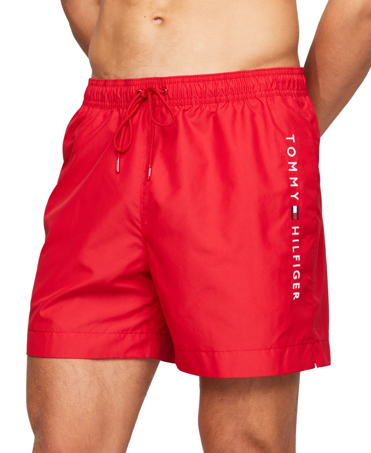 Click here for Tommy Hilfiger Mens Drawstring Logo 7 Swim Trunks... prices
