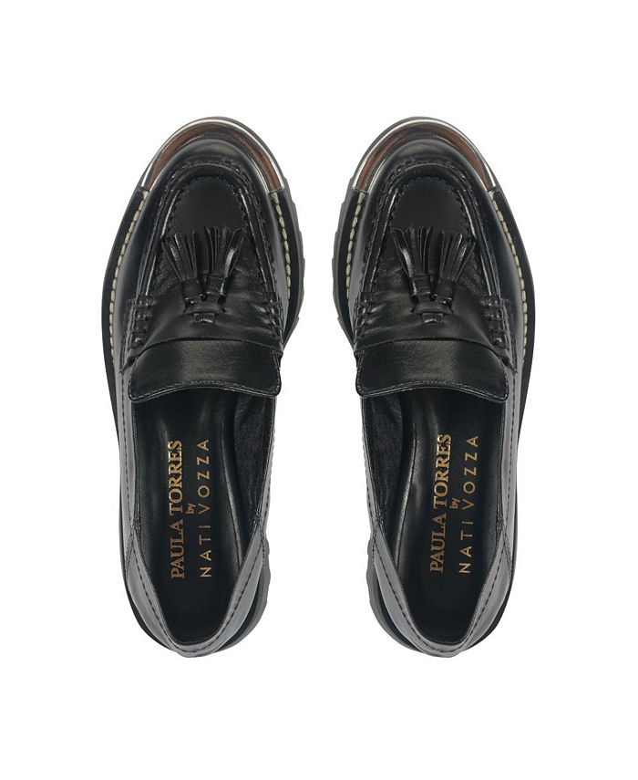 Paula Torres Women's Isla Lug-Sole Tasseled Loafers - Macy's