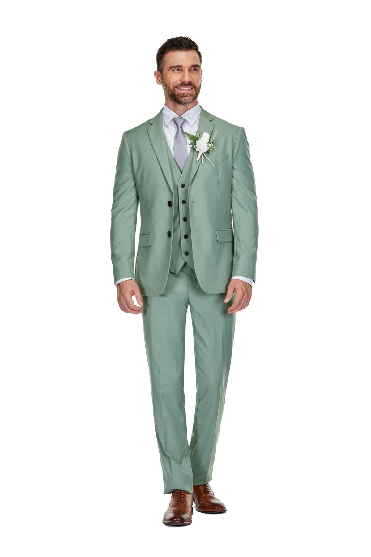 Click here for Braveman Mens 3-Piece Premium Vested 3-Piece Slim... prices