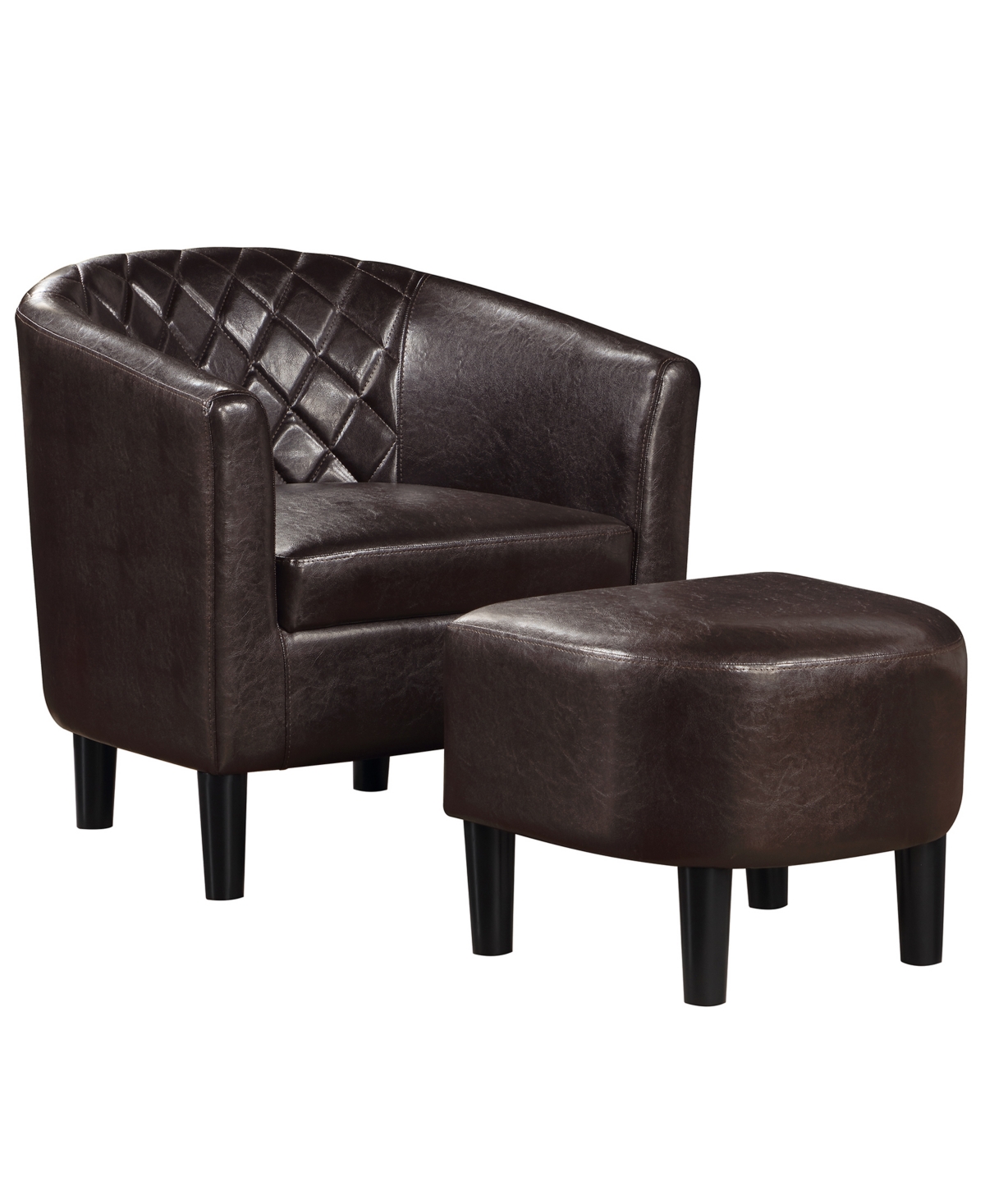 Click here for Convenience Concepts 27.75 Faux Leather Roosevelt... prices