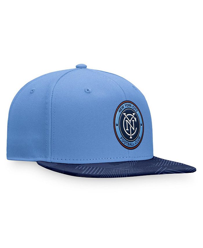 Fanatics Men's Sky Blue New York City FC Iconic Defender Snapback Hat ...