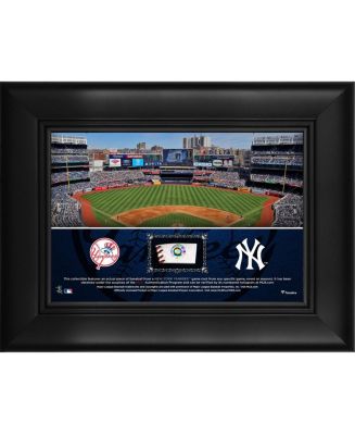 New York Yankees Framed 5" x 7" Stadium Collage with a Piece of Game ...