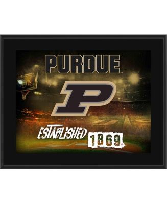 Purdue Boilermakers 10.5" x 13" Sublimated Horizontal Team Logo Plaque ...
