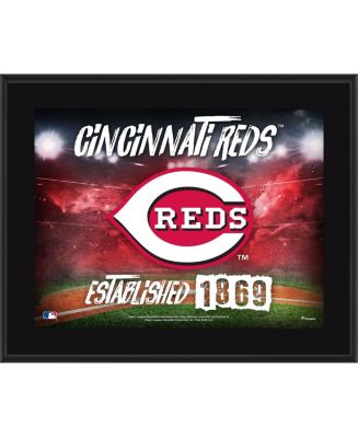 Cincinnati Reds 10.5" x 13" Sublimated Horizontal Team Logo Plaque - Macy's