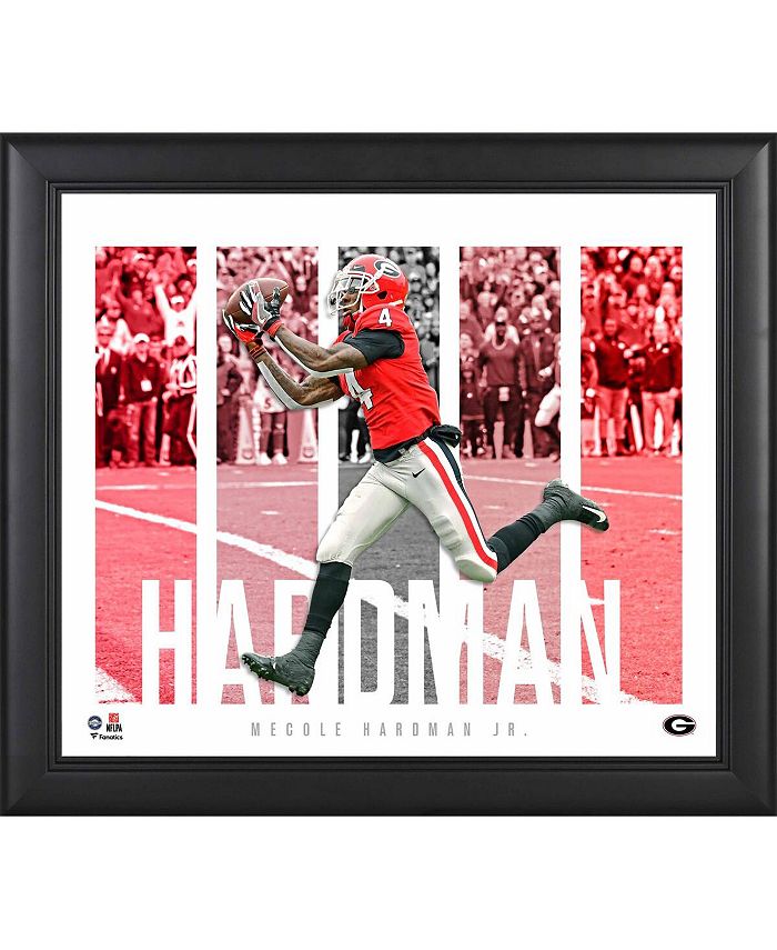 Fanatics Authentic Mecole Hardman Georgia Bulldogs Framed 15" x 17 ...
