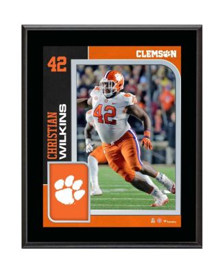Fanatics Authentic Christian Wilkins Clemson Tigers 10.5" x 13 ...