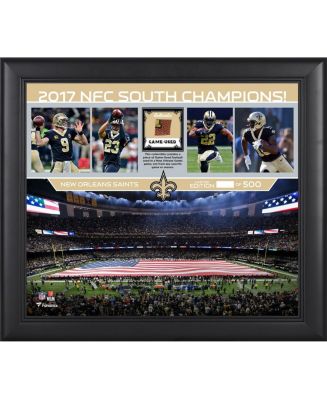 New Orleans Saints Framed 15" x 17" 2017 NFC South Champions Collage ...