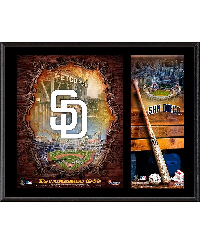 Fanatics Authentic San Diego Padres 12'' x 15'' Sublimated Team Logo ...